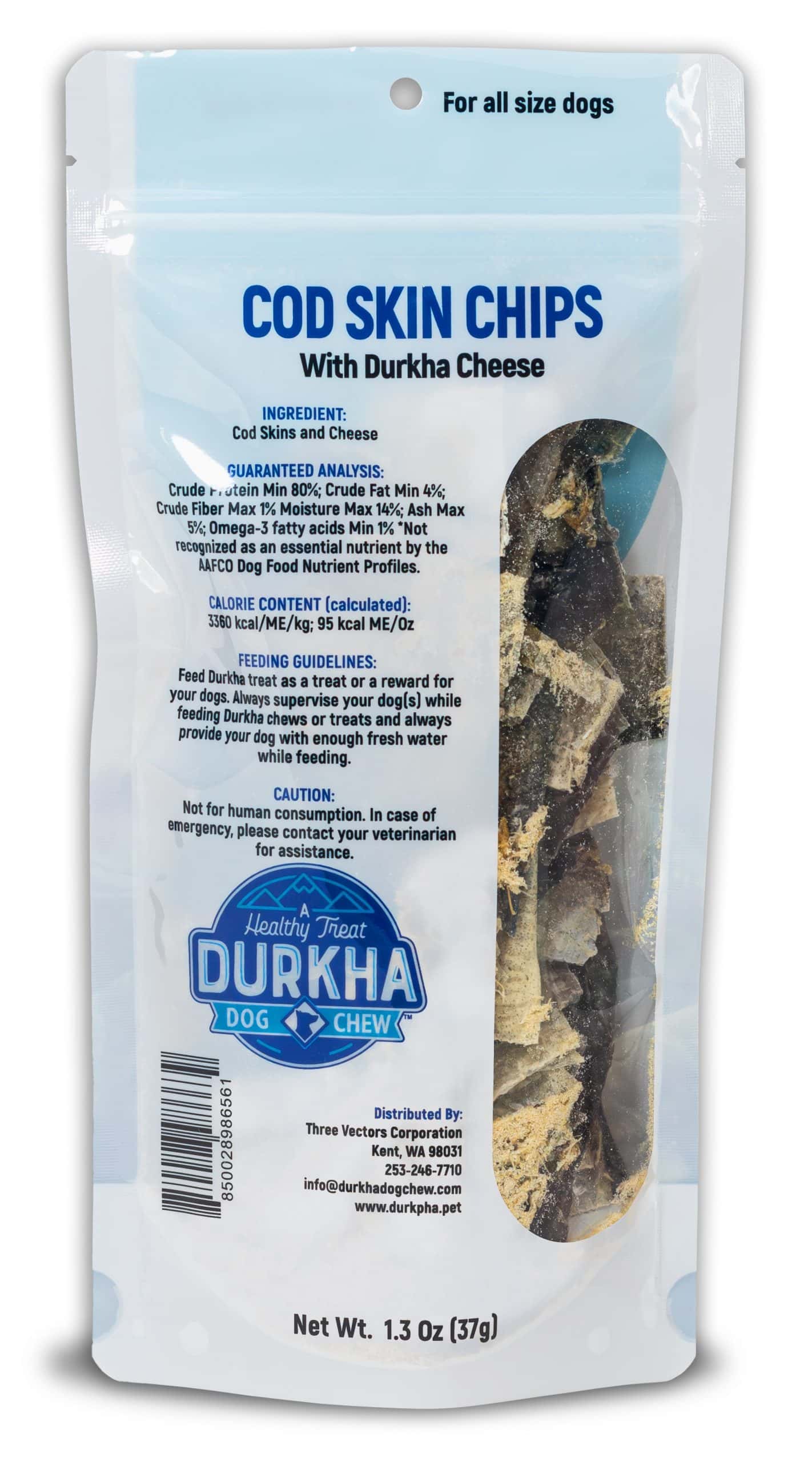 Cod Skin Chips with Yak Cheese | Durkha