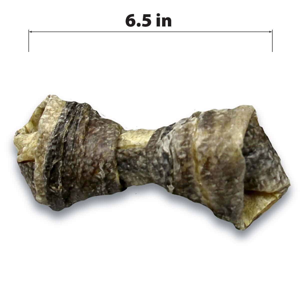 Cod Skin Knotted Bones – Large | Durkha