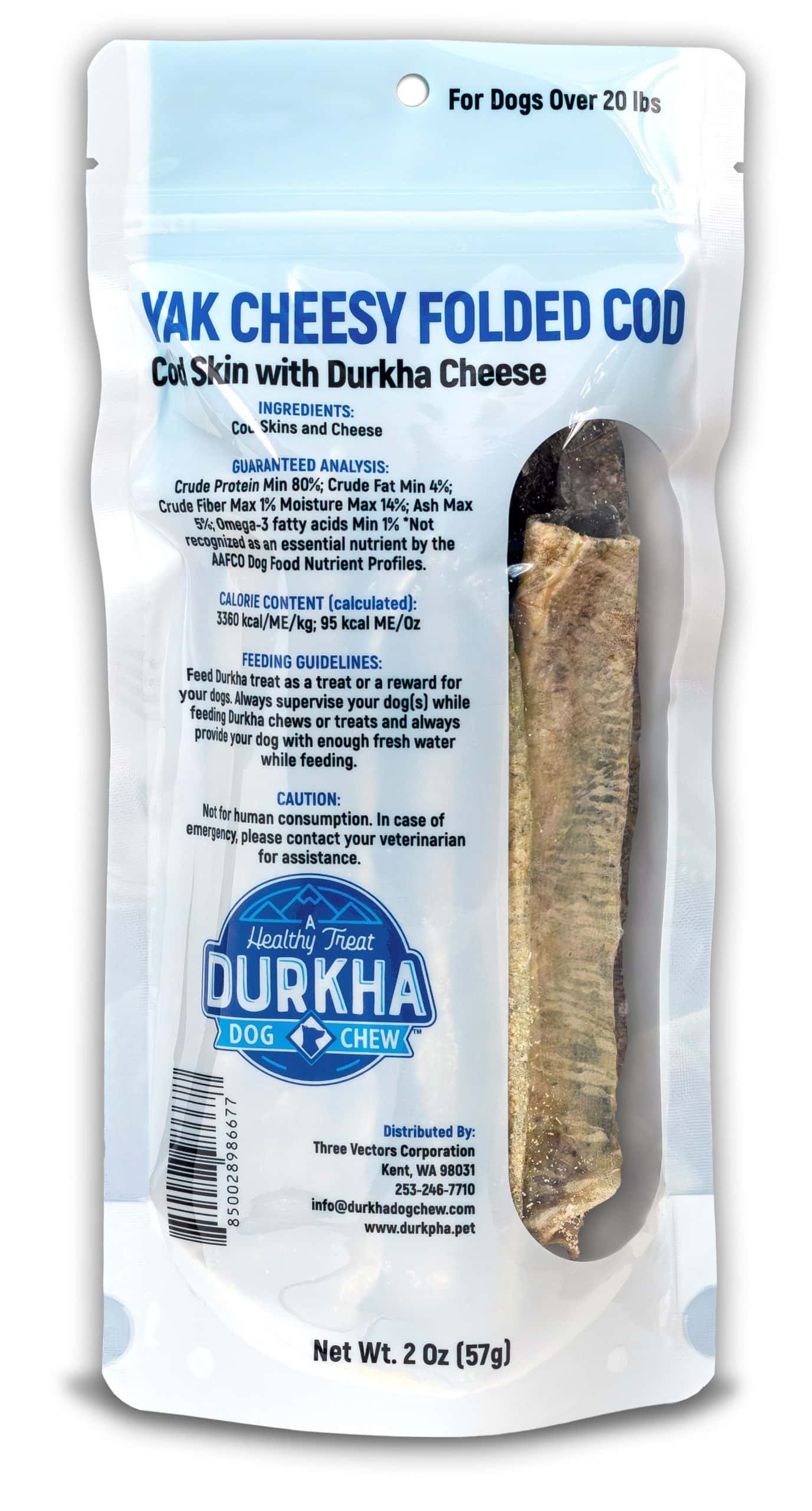 Yak Cheesy Folded Cod | Durkha